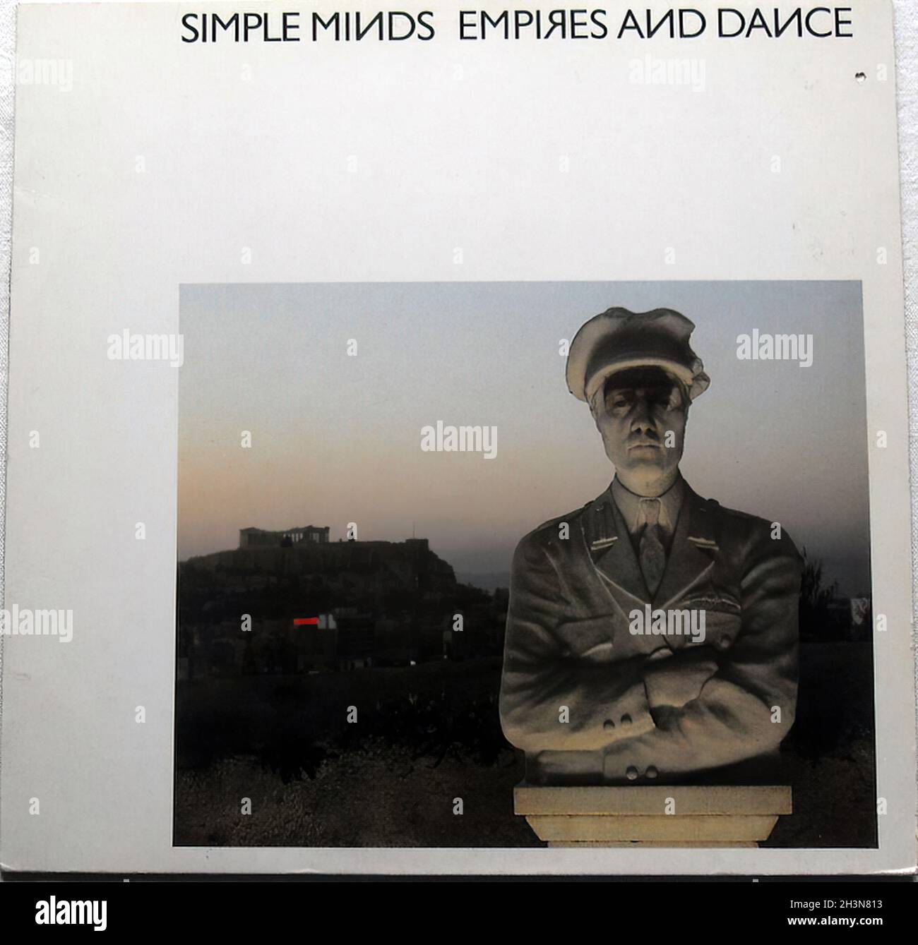 1980 Simple Minds Vinyl Record Empires and Dance Sleeve Graphics Stock ...