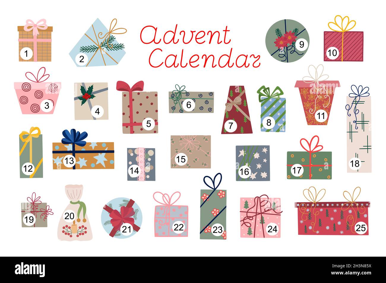 Advent Calendar Clipart