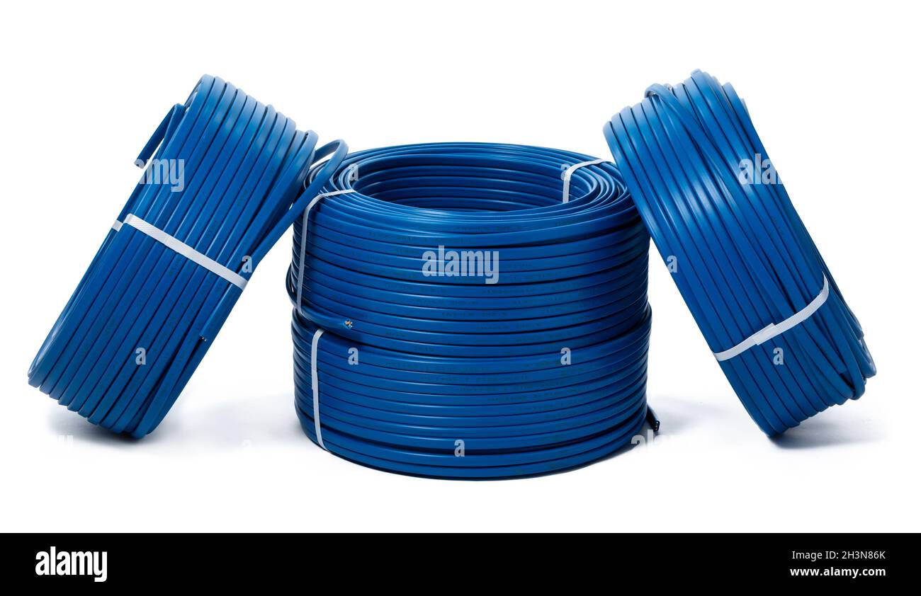 Underground cable reel Cut Out Stock Images & Pictures - Alamy