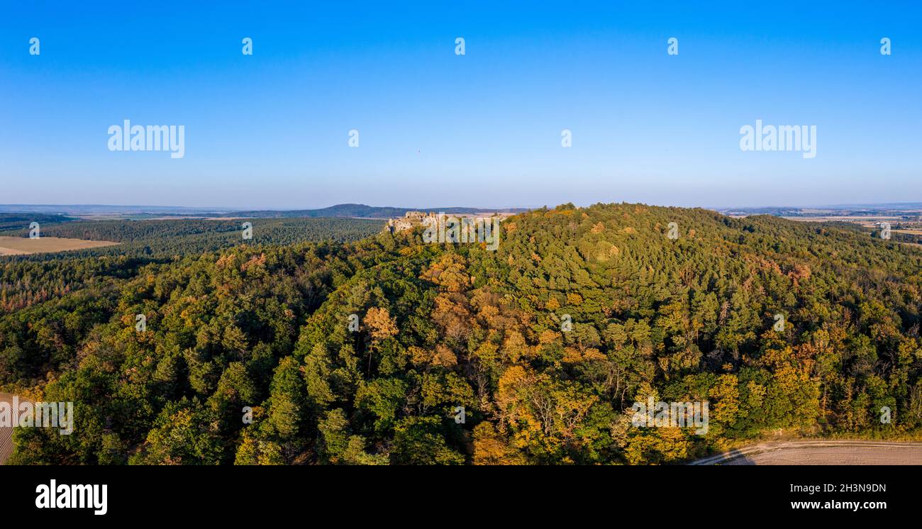 Regenstein castle ruin in the Harz mountains Blankenburg Stock Photo ...