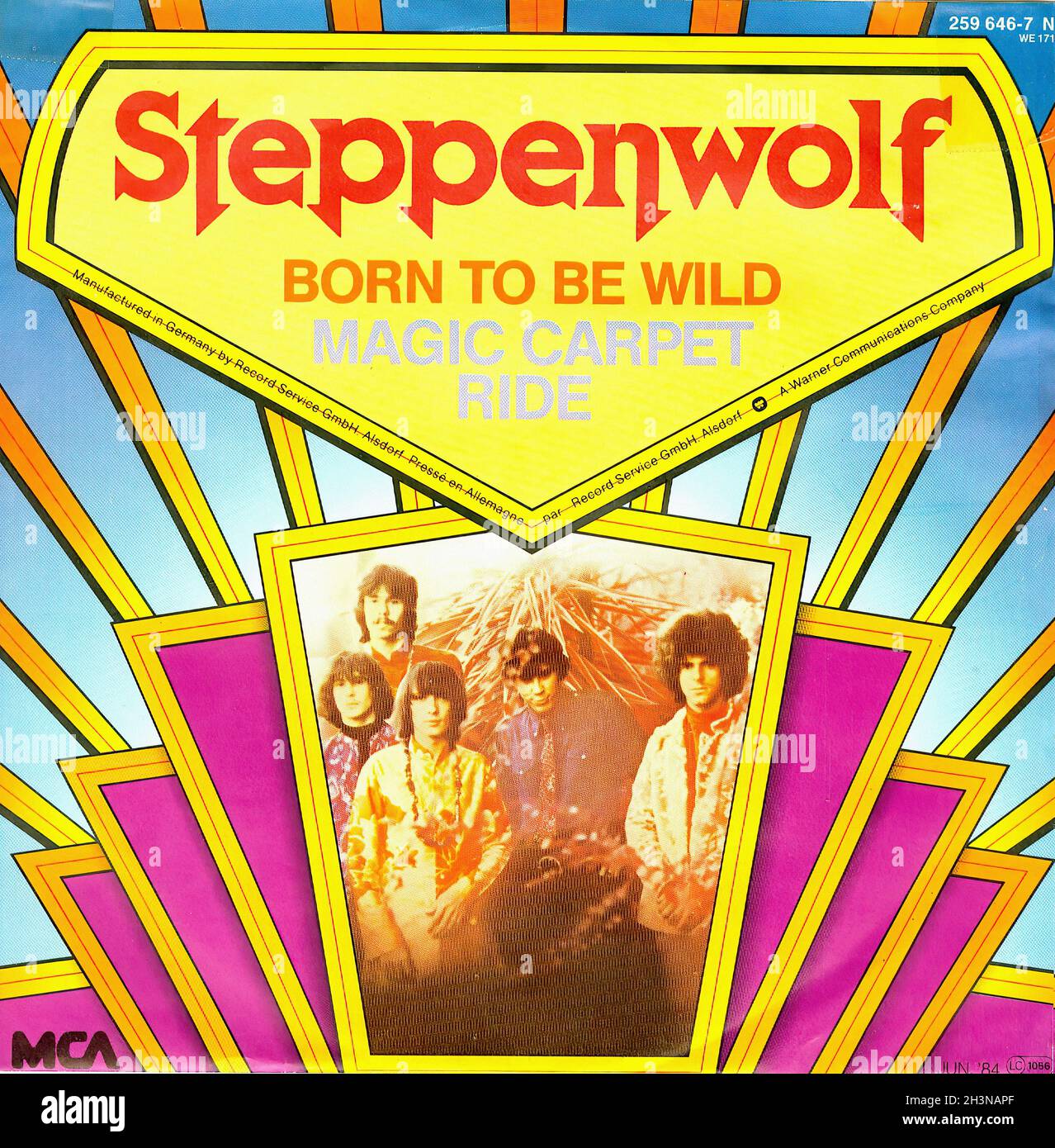 Vintage Vinyl Recording - Steppenwolf - Born To Be Wild - 1980s issue ...