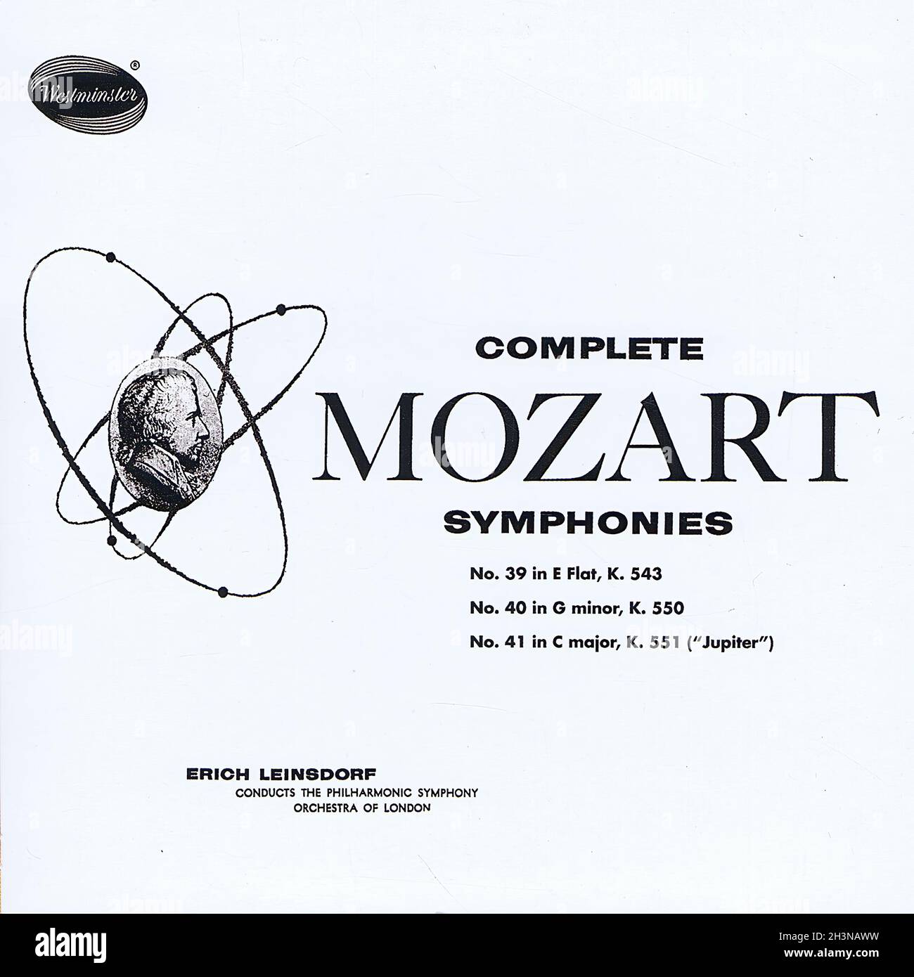 Mozart Symphonies 39 â€¢ 40 â€¢ 41 - Leinsdorf Westminster Legacy CD - Classical Music Vintage ...