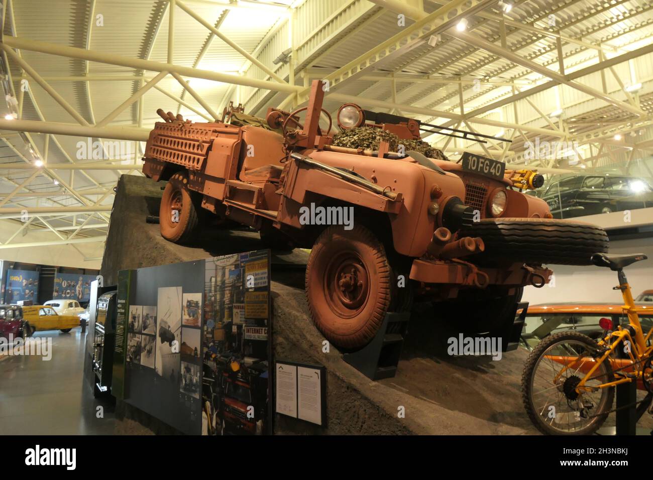 British SAS Land rover at Silverstone car Museum Northamptonshire UK ...