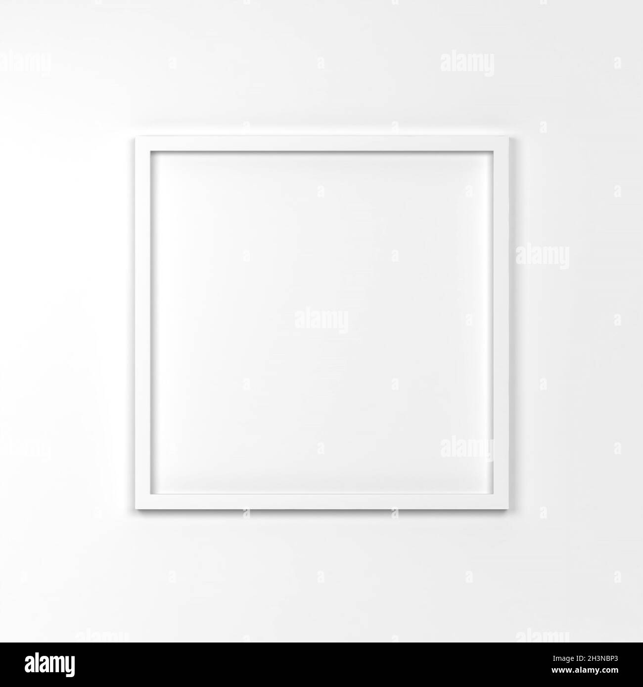 Simple frame. 3d illustration isolated on white background Stock Photo ...