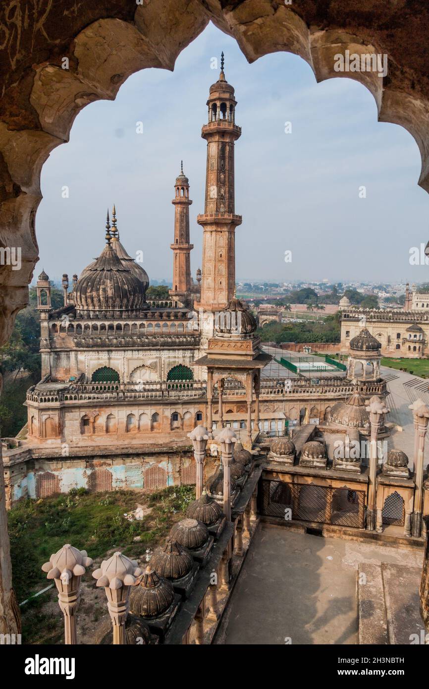 Asfi mosque at Bara Imambara complex in Lucknow, Uttar Pradesh state ...