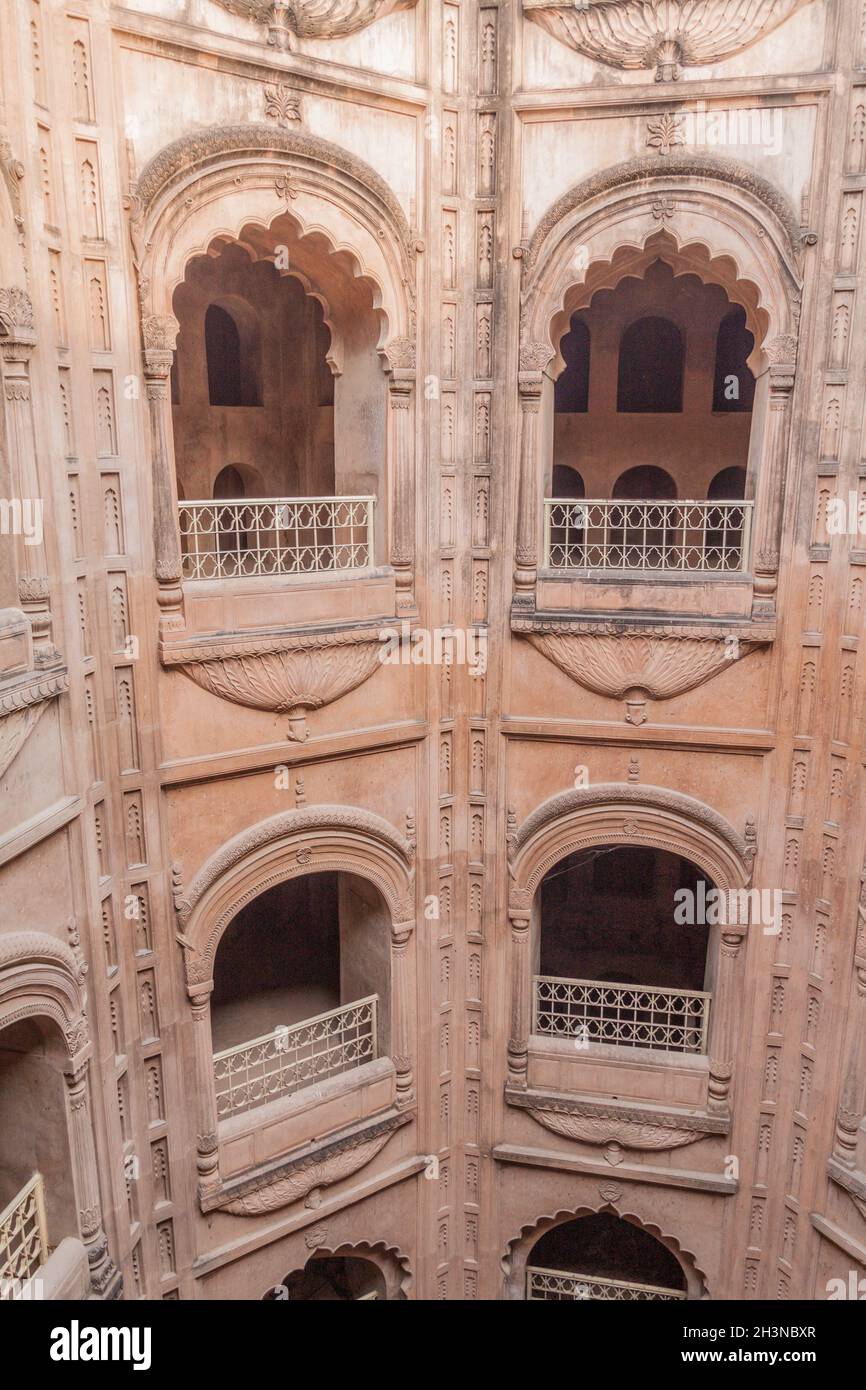 Baori step well at Bara Imambara complex in Lucknow, Uttar Pradesh ...