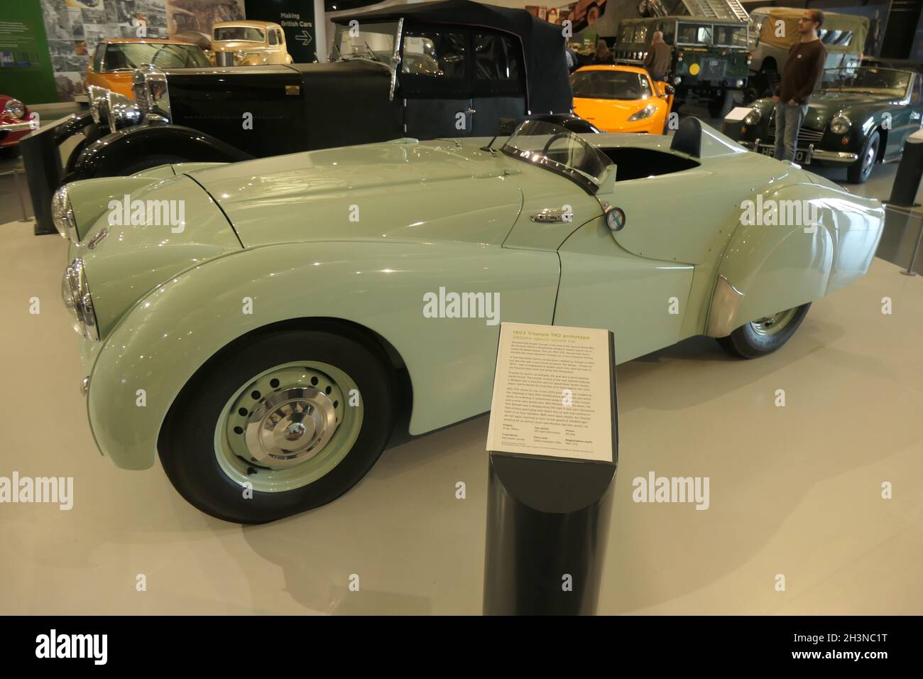 Silverstone car Museum Northamptonshire UK Stock Photo - Alamy
