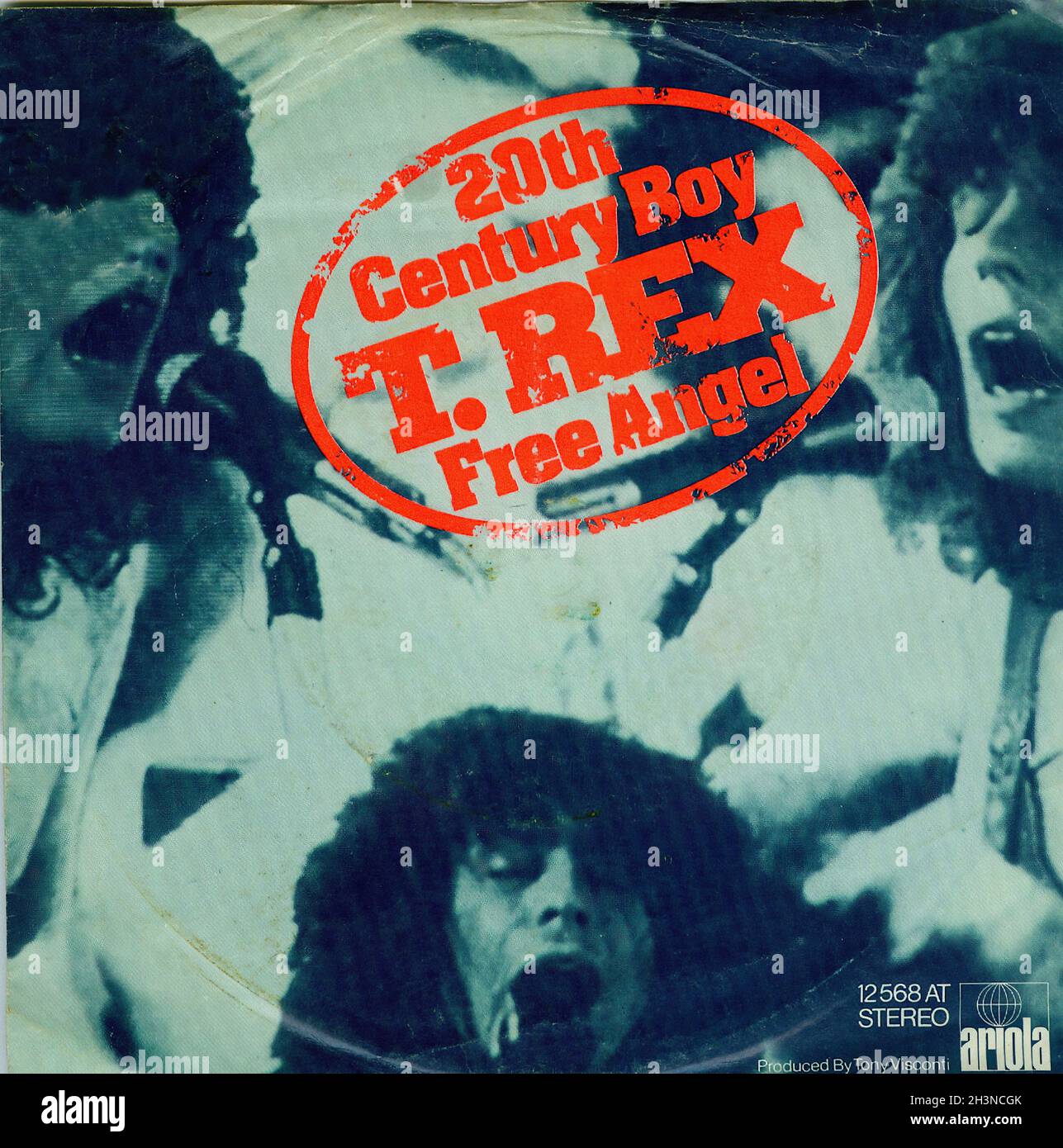 Vintage Vinyl Recording - T.Rex - 20th Century Boy - D - 1973 Stock ...
