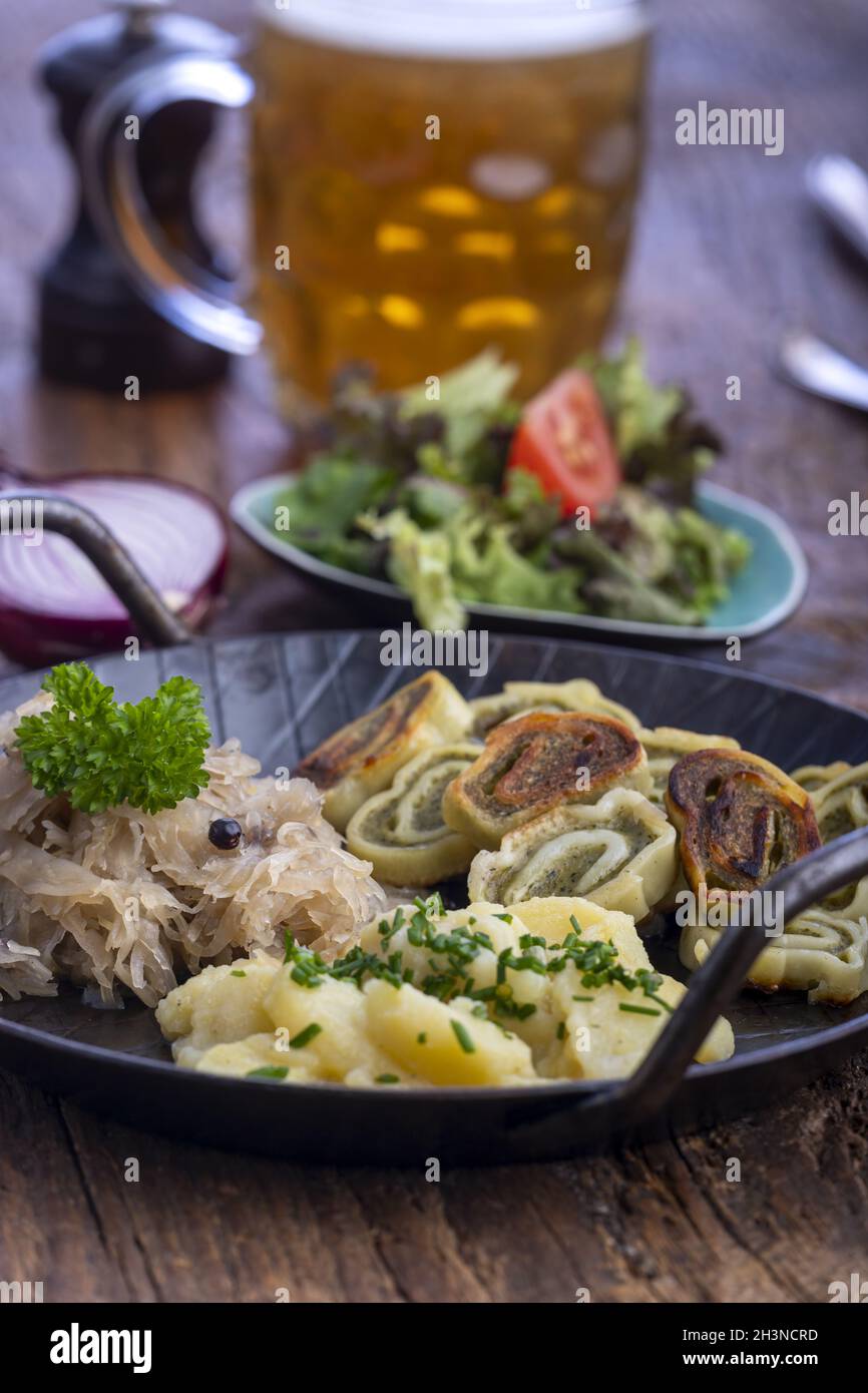 Swabian pockets with roasted onions hi-res stock photography and images ...