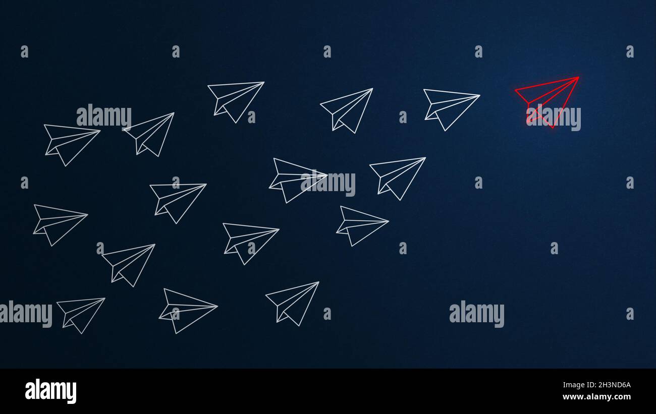 Leader airplane hi-res stock photography and images - Alamy