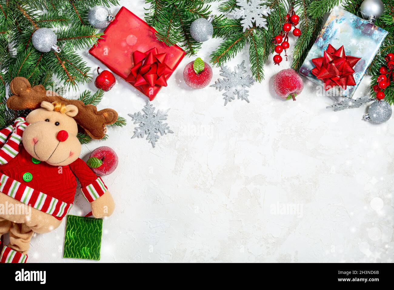 Festive Christmas background Stock Photo - Alamy
