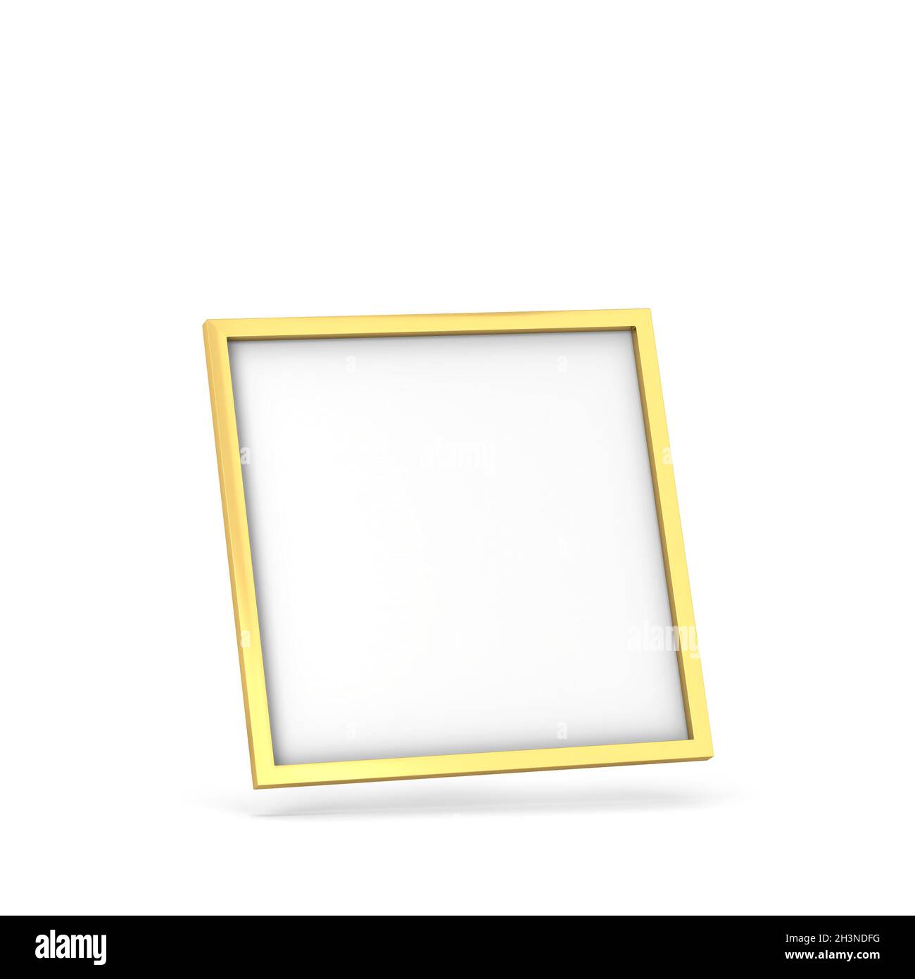 Simple frame. 3d illustration isolated on white background Stock Photo ...