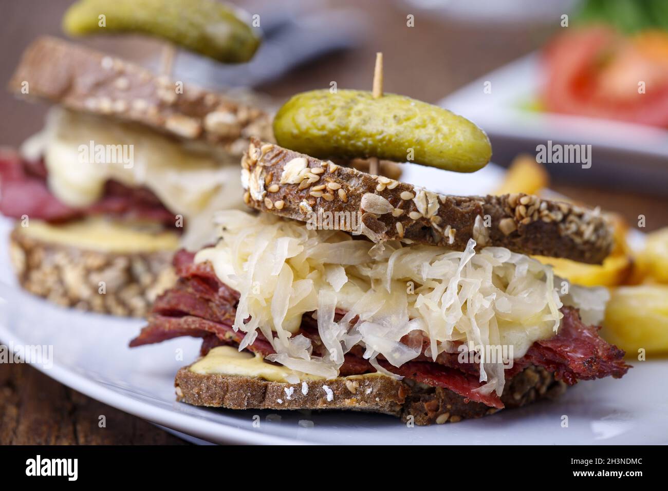 Rustic sandwich hi-res stock photography and images - Alamy