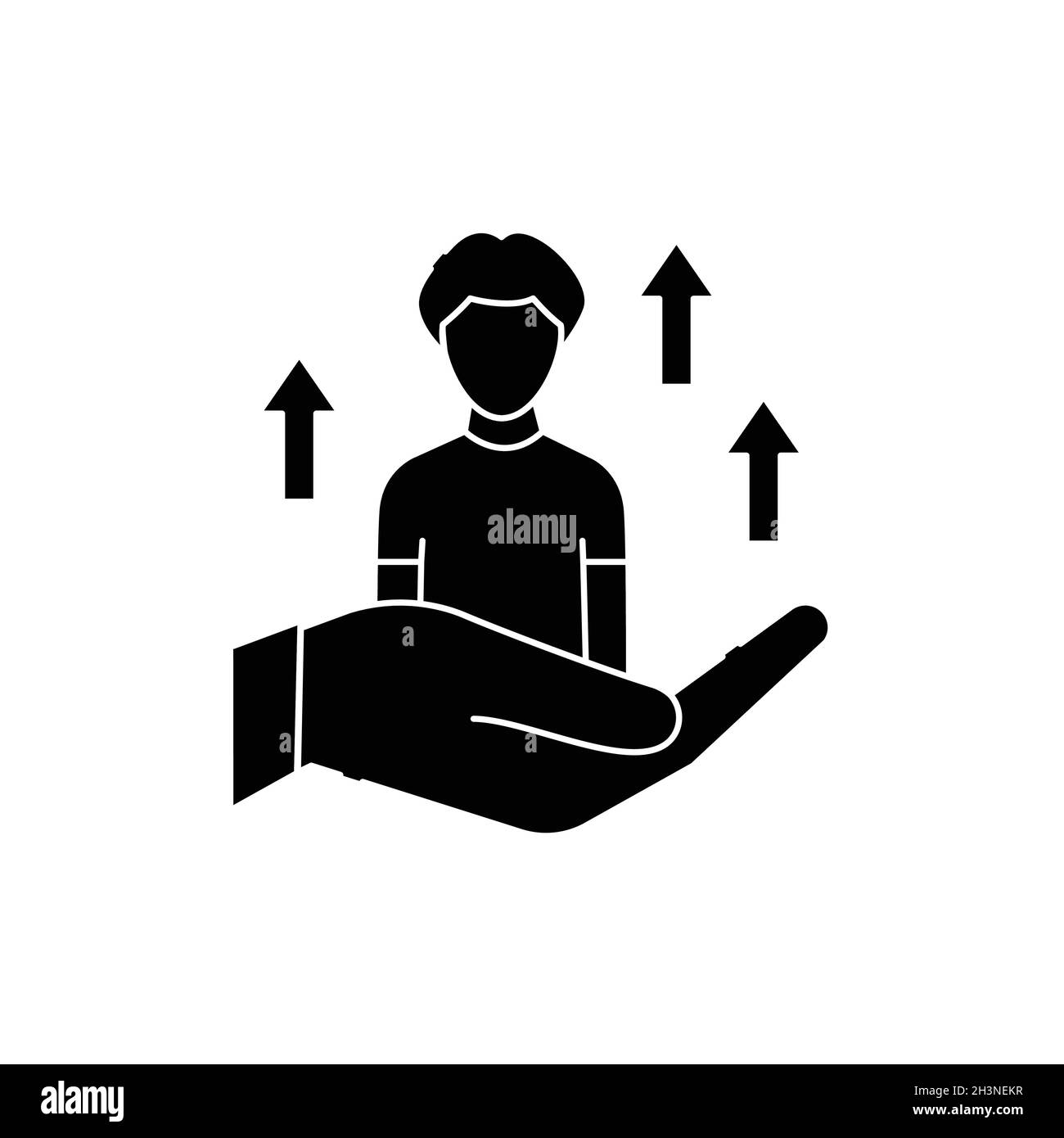 Development of personal skills olor line icon. Children learning ...