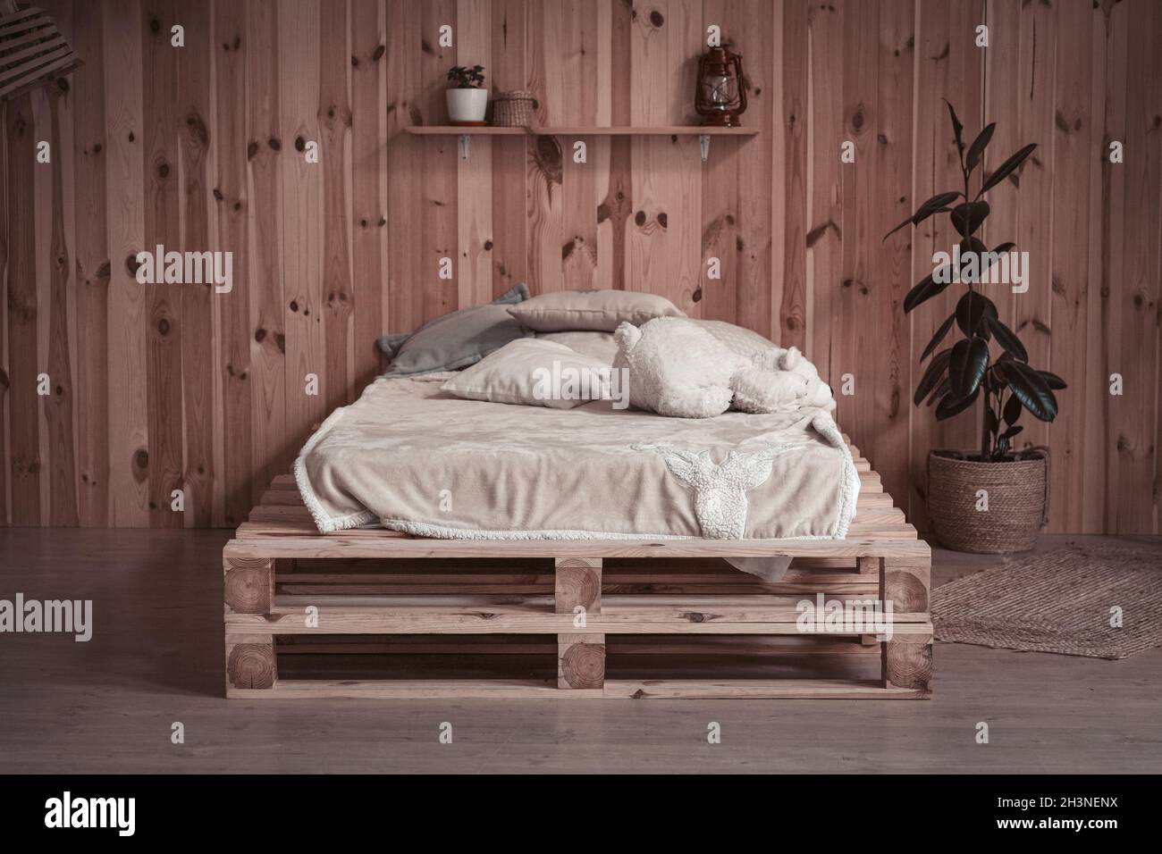 Simple bed hi-res stock photography and images - Alamy
