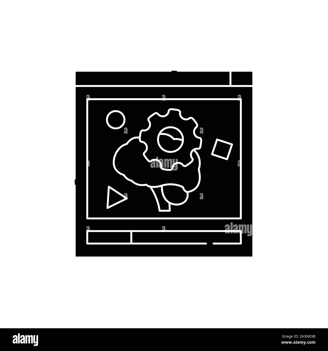 Educational video olor line icon. Children learning. Pictogram for web ...