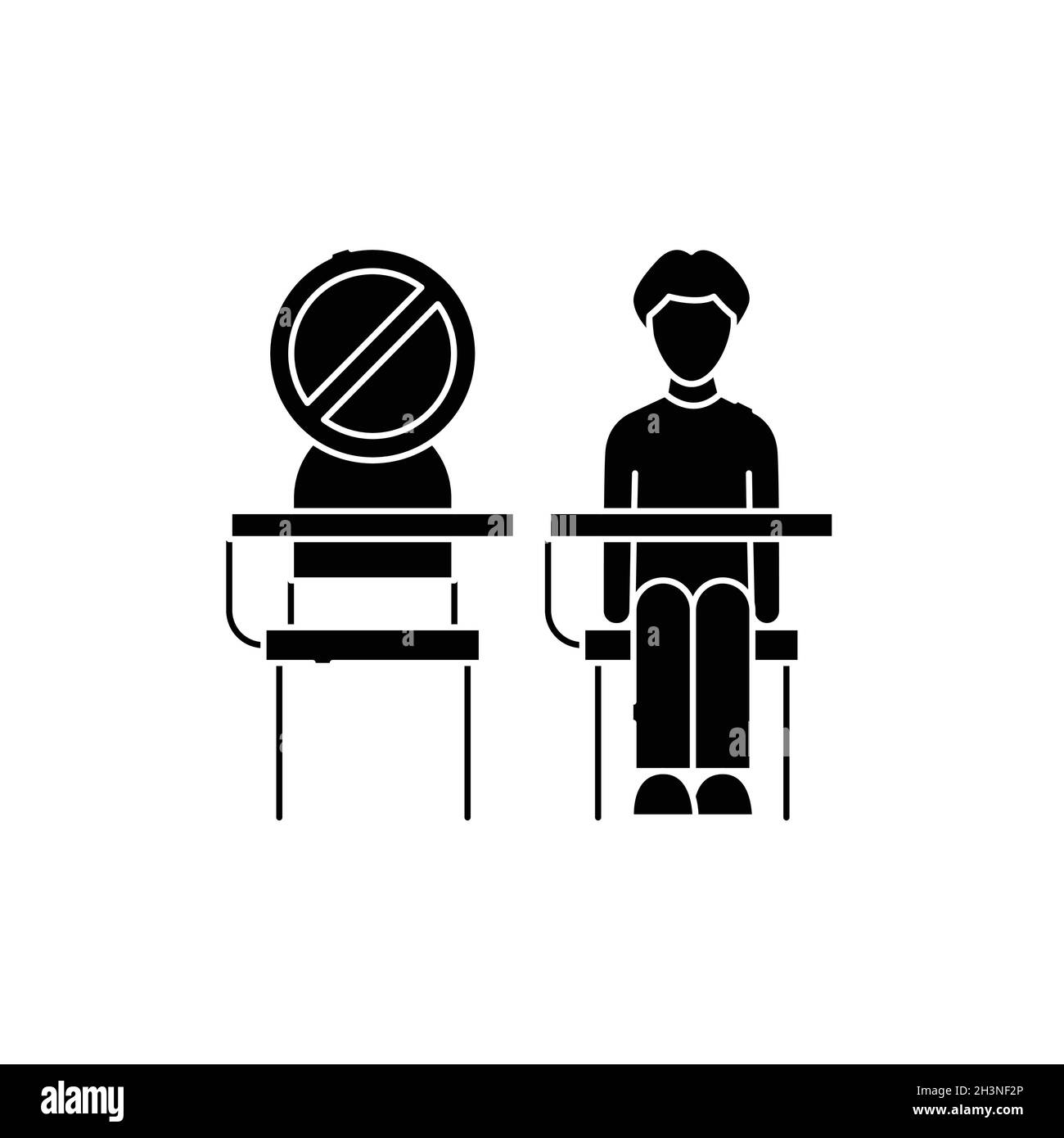 Leaving school olor line icon. Children learning. Pictogram for web ...