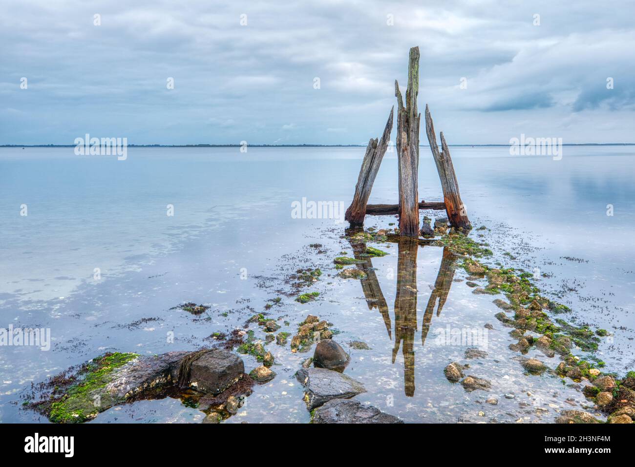 Timber breakwater hi-res stock photography and images - Alamy