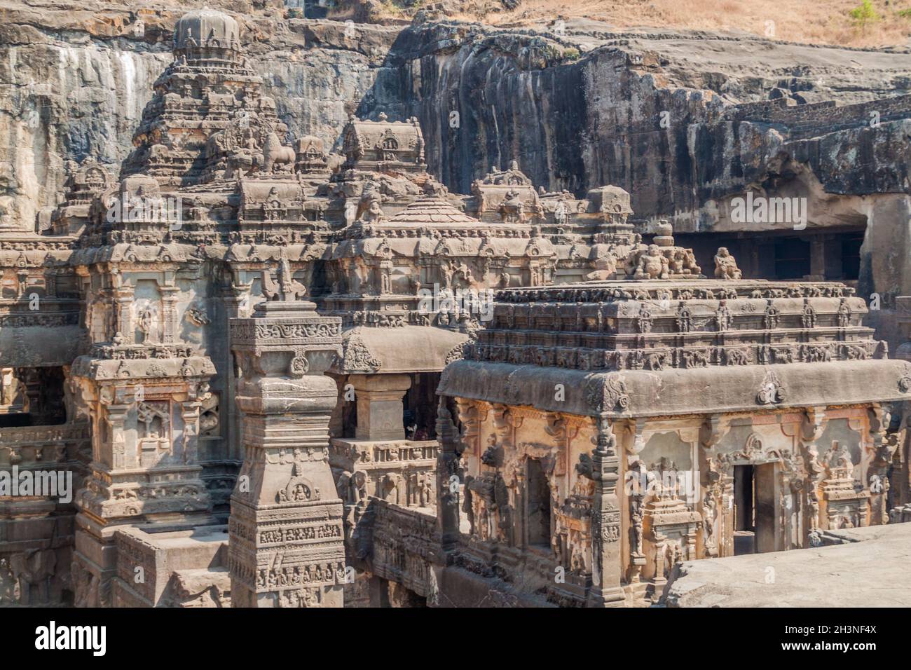 Kailasa Temple in Ellora, Maharasthra state, India Stock Photo - Alamy