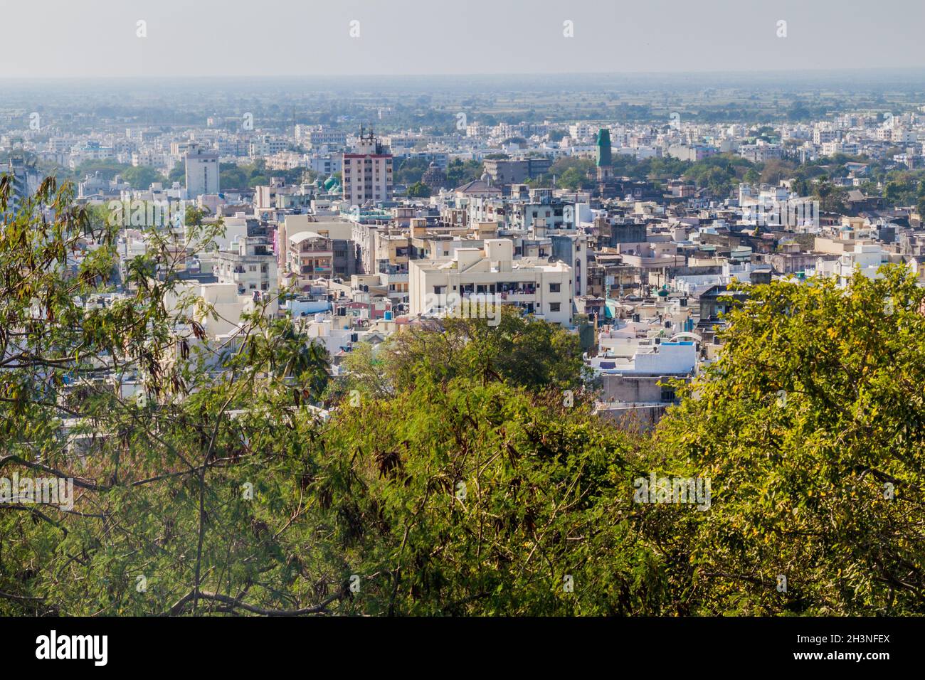 Aerial view of Junagadh, Gujarat state, India Stock Photo - Alamy