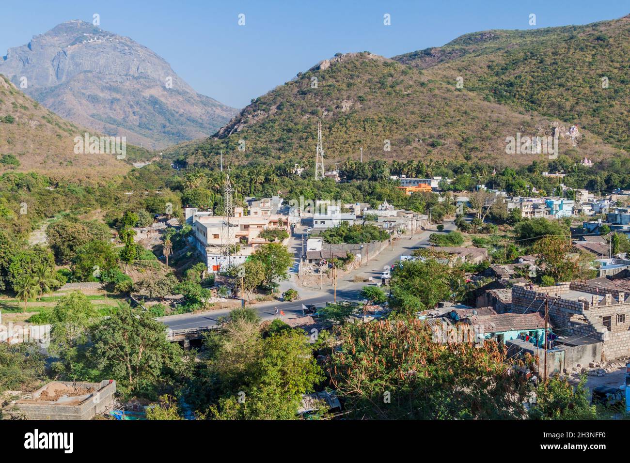 Aerial view of Junagadh, Gujarat state, India Stock Photo - Alamy