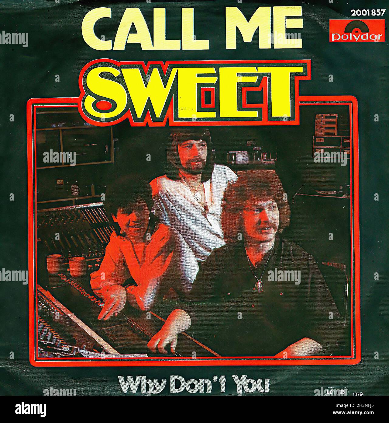 Vintage Vinyl Recording - Sweet - Call Me - D - 1979 Stock Photo - Alamy