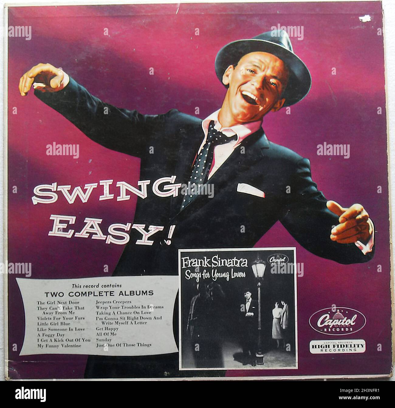 1960s Frank Sinatra Swing Easy Lp Record Album Vinyl Sleeve Lp Stock ...
