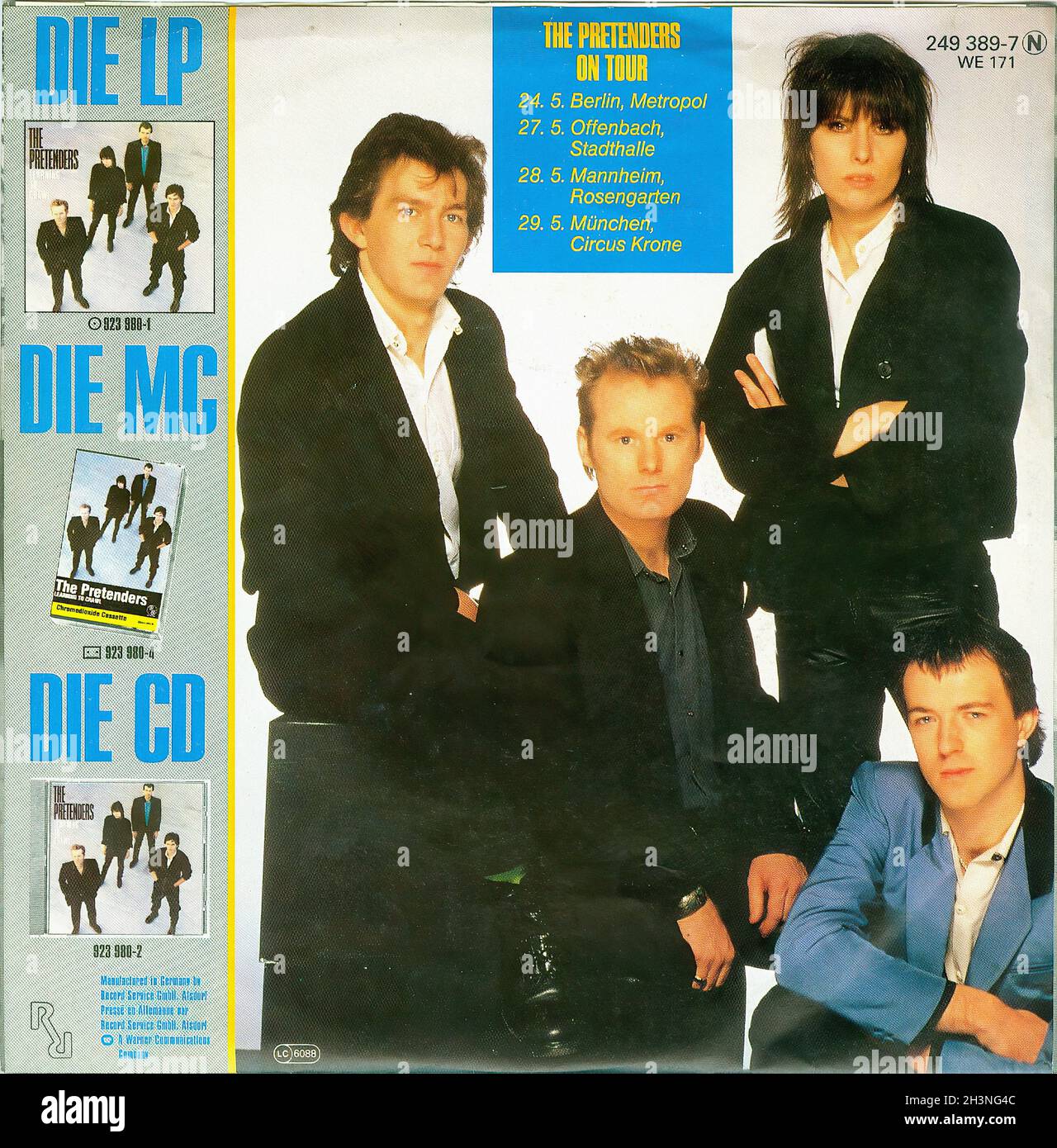 Vintage Vinyl Recording - Pretenders, The - Show Me - D - 1984 01 Stock ...