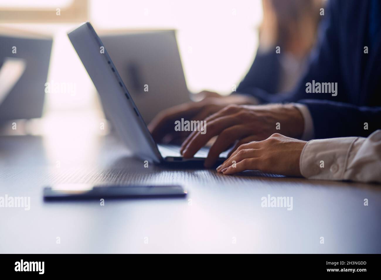 Computer corporate hands hi-res stock photography and images - Alamy