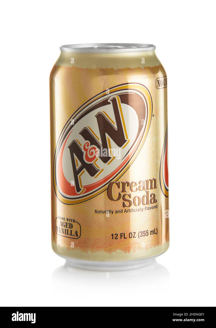 Aandw Cream Soda Can