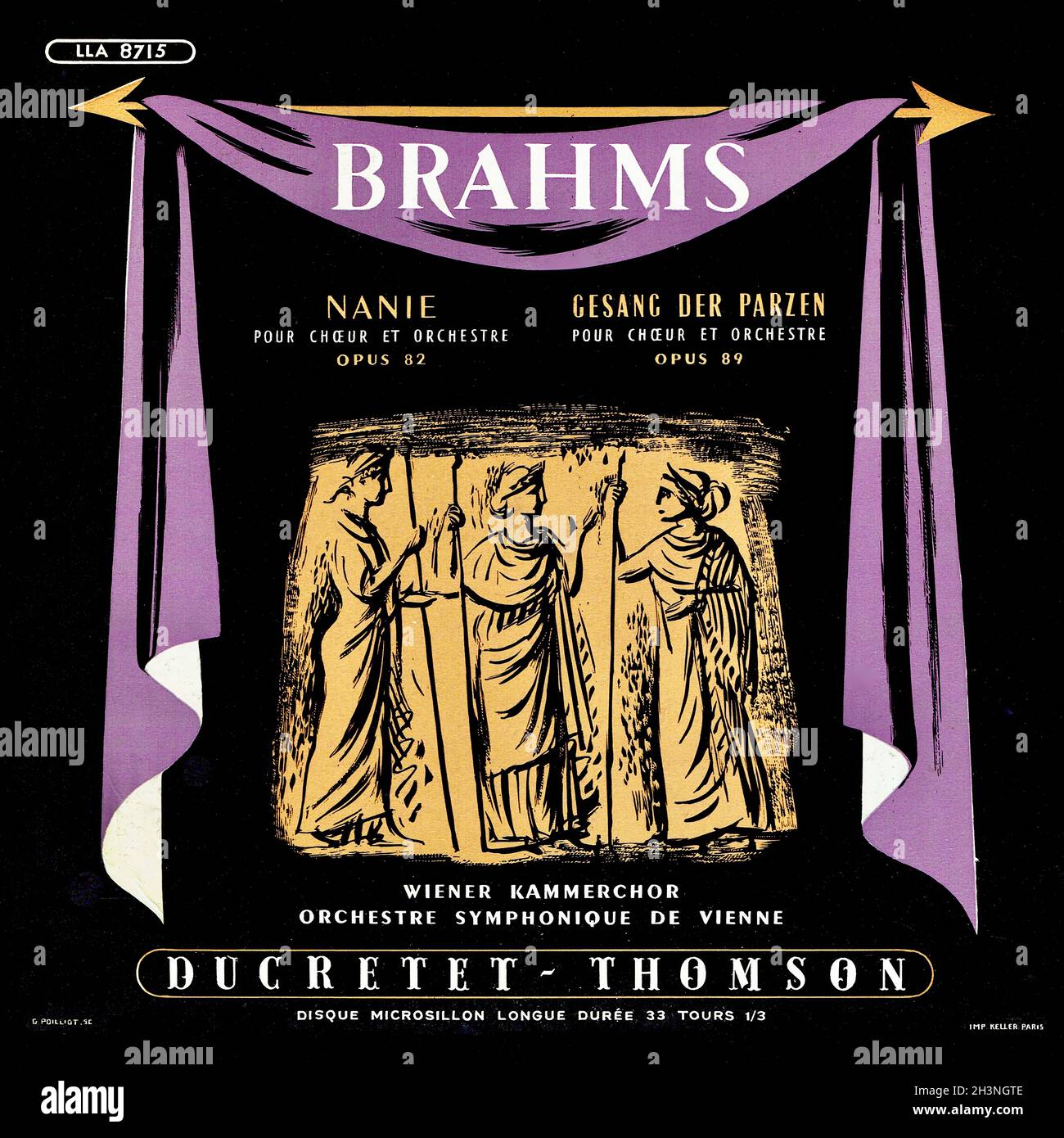Brahms Nanie â€¢ Gesang der Parzen - Vienna Sym Orch Chamber Choir Ducretet-Thomson - Classical ...