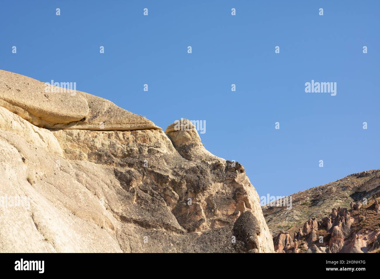 Fairy Chimneys and geological formations in Pasabagi Cappadocia. View ...