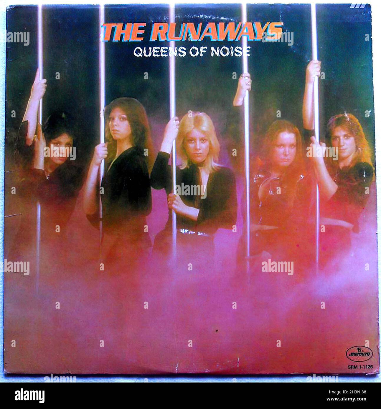 The Runaways Front Cover Original Vintage Lp Record Vinyl Album 1977 Joan Jett Lita Ford & Cheri ...