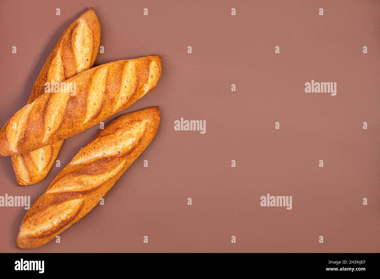 Artisan Traditional Sourdough Baguettes Stock Photo Alamy