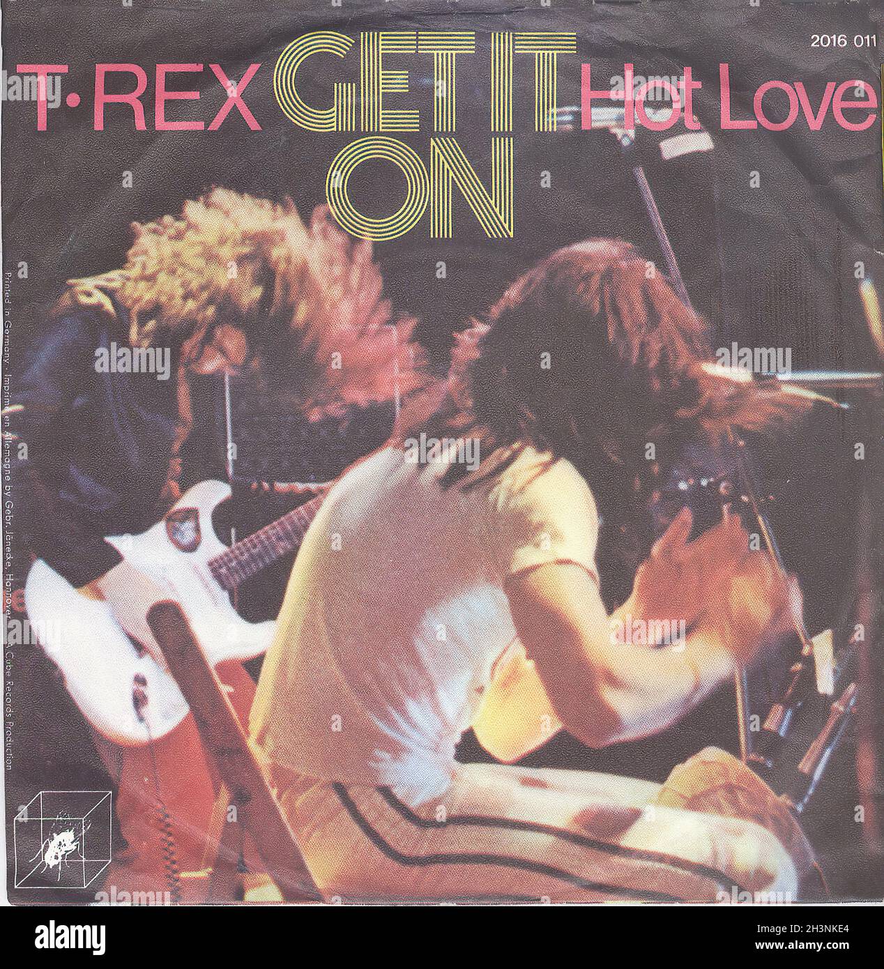 Vintage Vinyl Recording - T Rex - Get It On - D - 1971 Stock Photo - Alamy