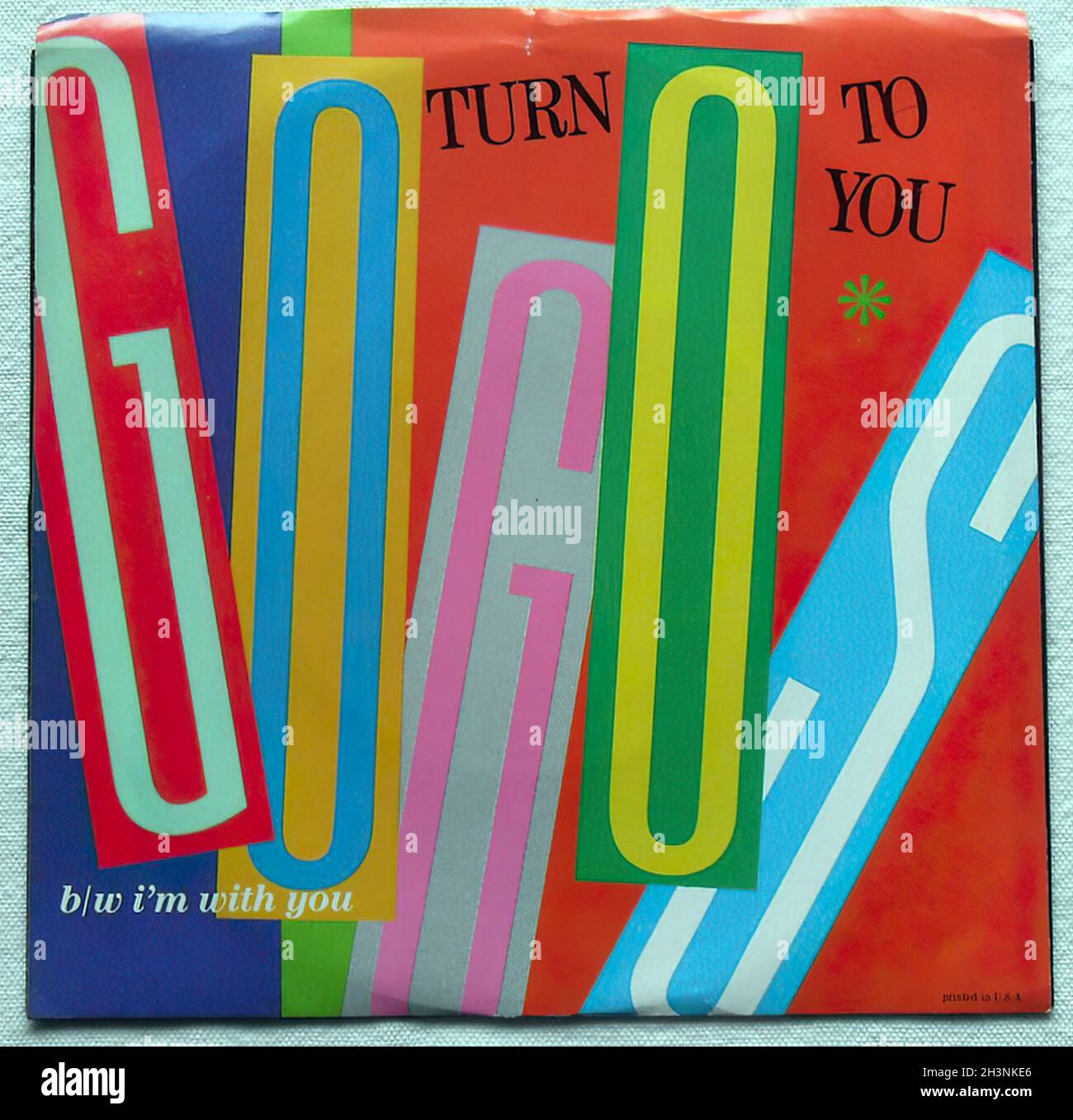 1984 The Go-Go's Turn to You 7 Inch Single 45 Rpm Record Sleeve Cover ...