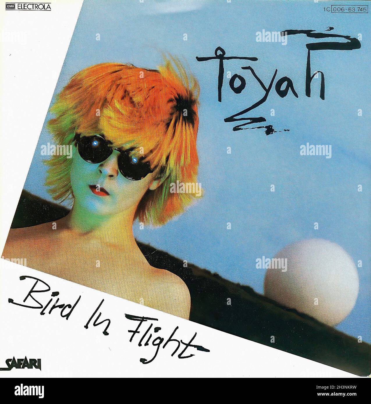 Vintage Vinyl Recording - Toyah - Bird In Flight - D - 1980 Stock Photo ...