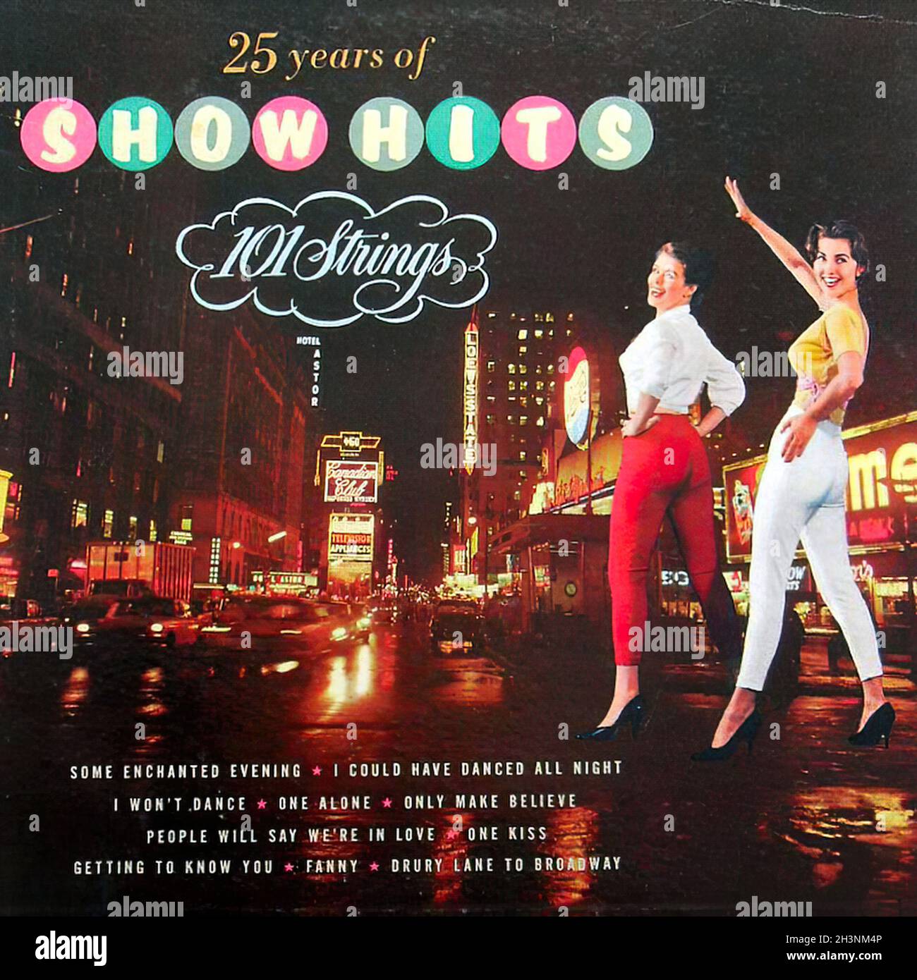 1950s Times Square 101 Strings Show Hits Original Vintage Photo Women ...