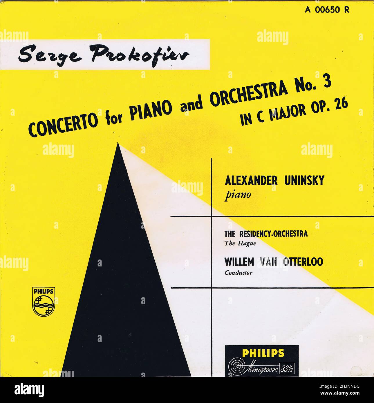 Prokofiev Piano Concerto 3 - Uninsky Philips - Classical Music Vintage ...