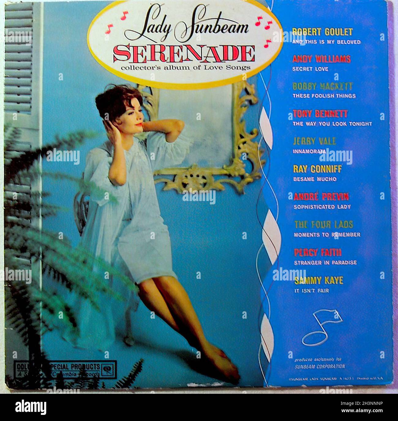 Vintage kitsch album cover art hi-res stock photography and images - Alamy
