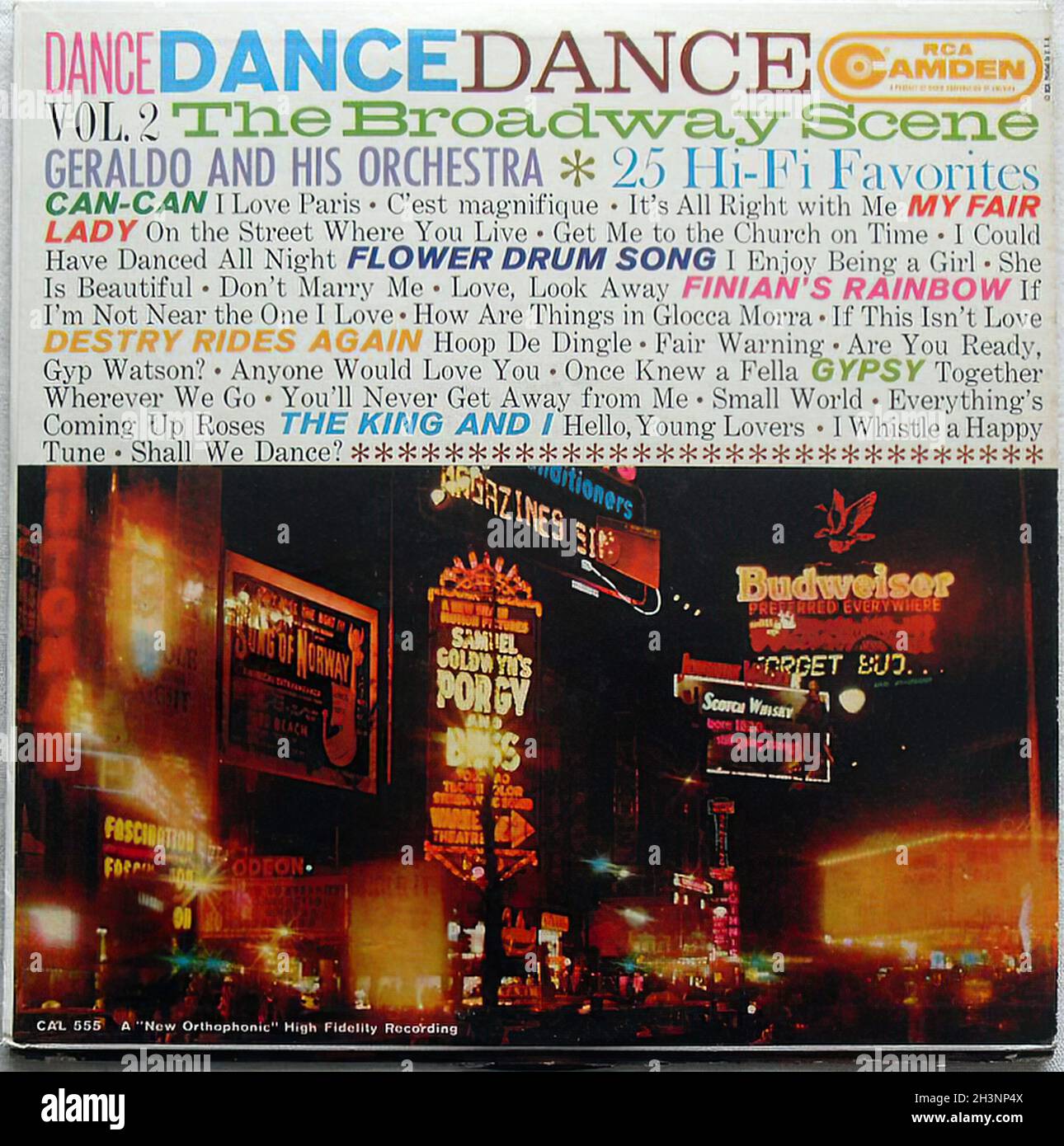 1959 Dance Dance Dance Rca Camden Lp Record Original Vintage Vinyl ...