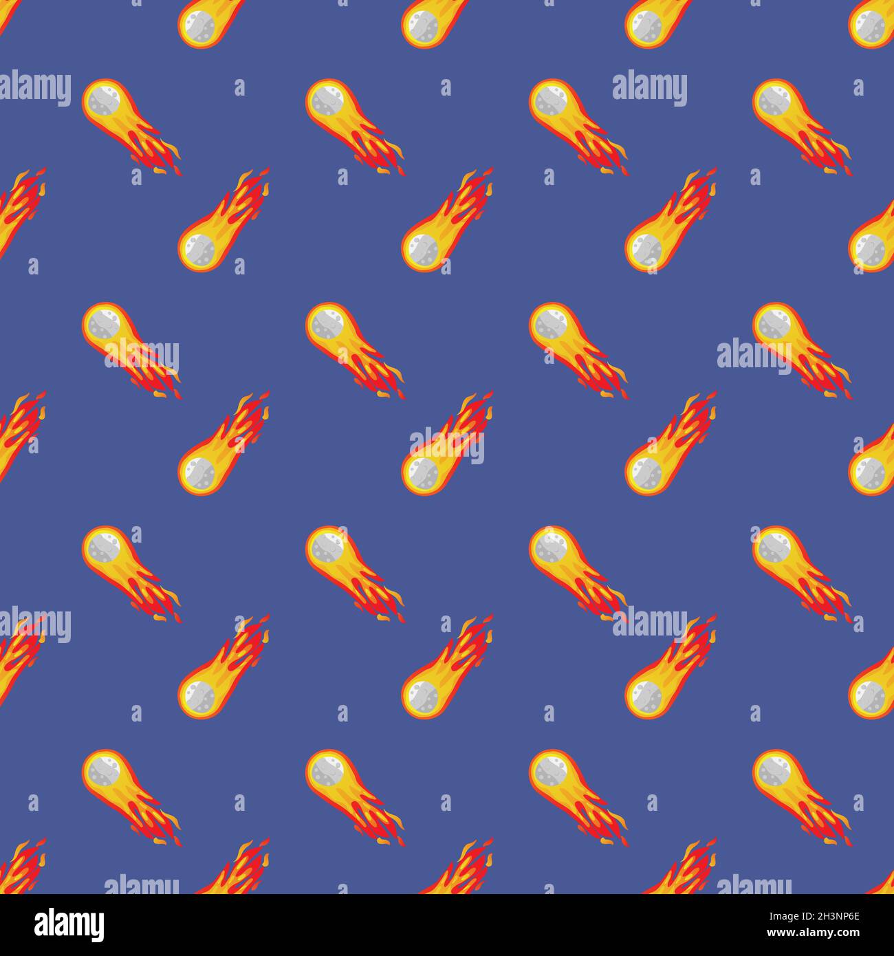 Meteorite seamless pattern. Universe background. Vector illustration ...