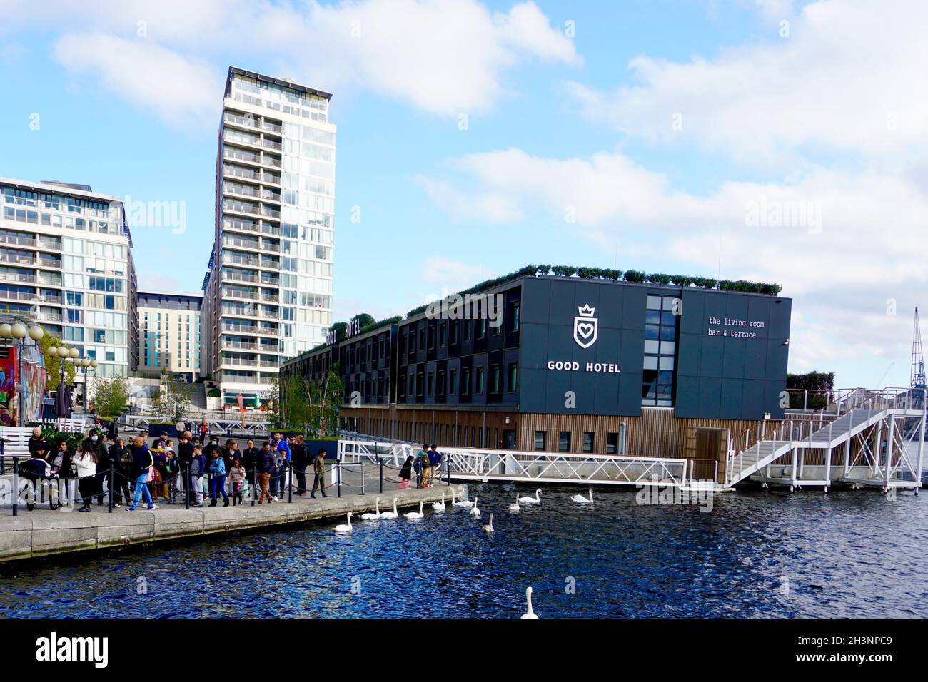 O2 Arena and the Emirates Cable Car in Greenwich, London, United ...
