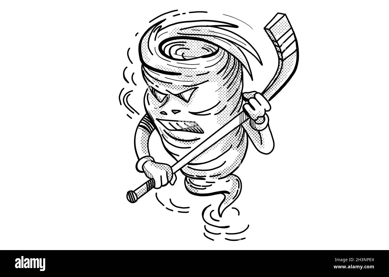 Tornado line drawing Cut Out Stock Images & Pictures - Alamy