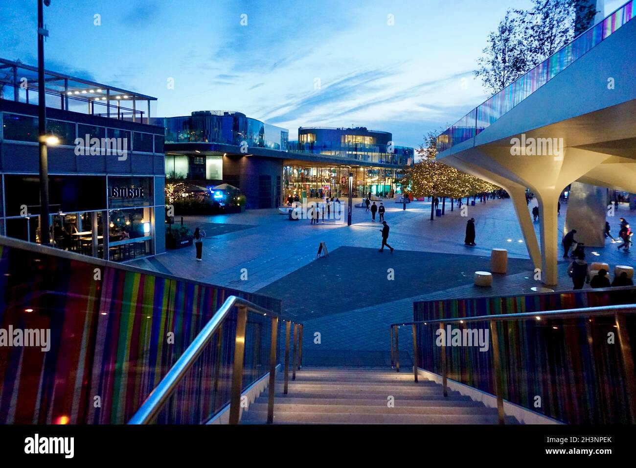 O2 Arena and the Emirates Cable Car in Greenwich, London, United ...