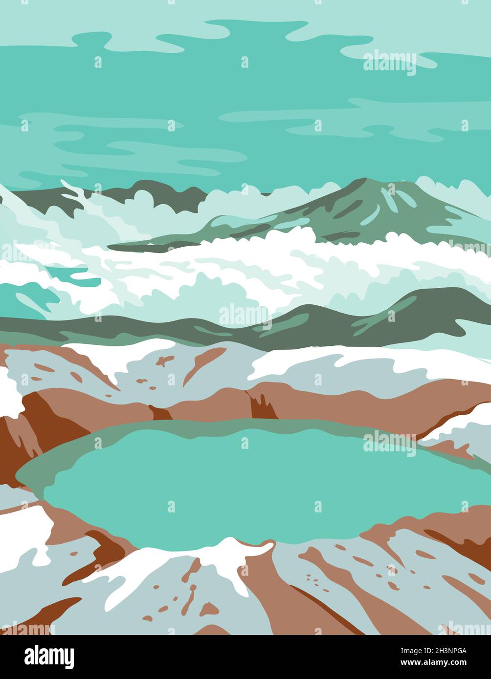 Mount katmai crater lake hi-res stock photography and images - Alamy