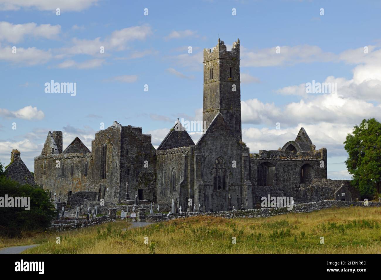 Quin Friary Ireland Stock Photo - Alamy