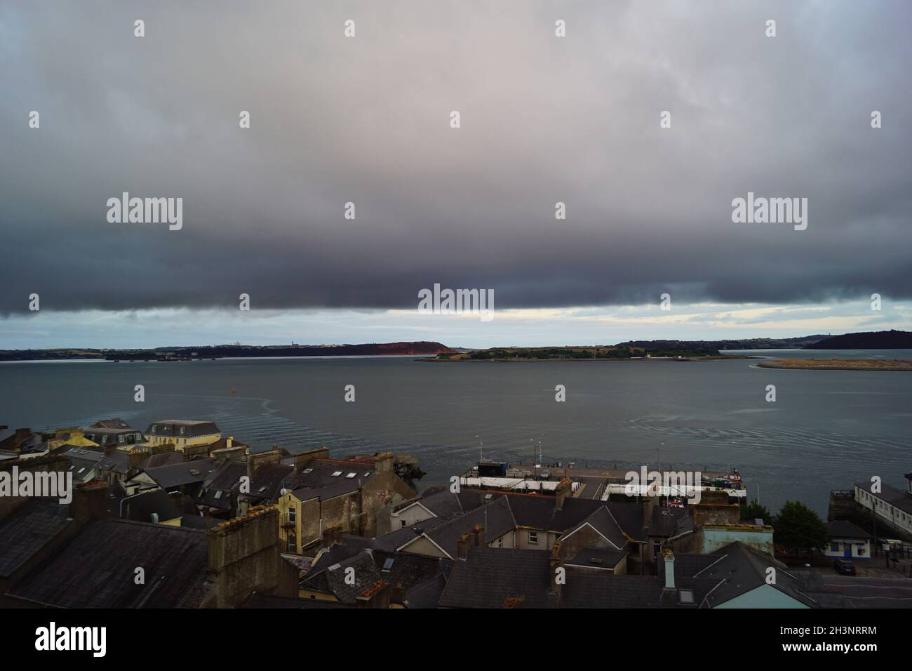 Sunset in Cobh Stock Photo - Alamy