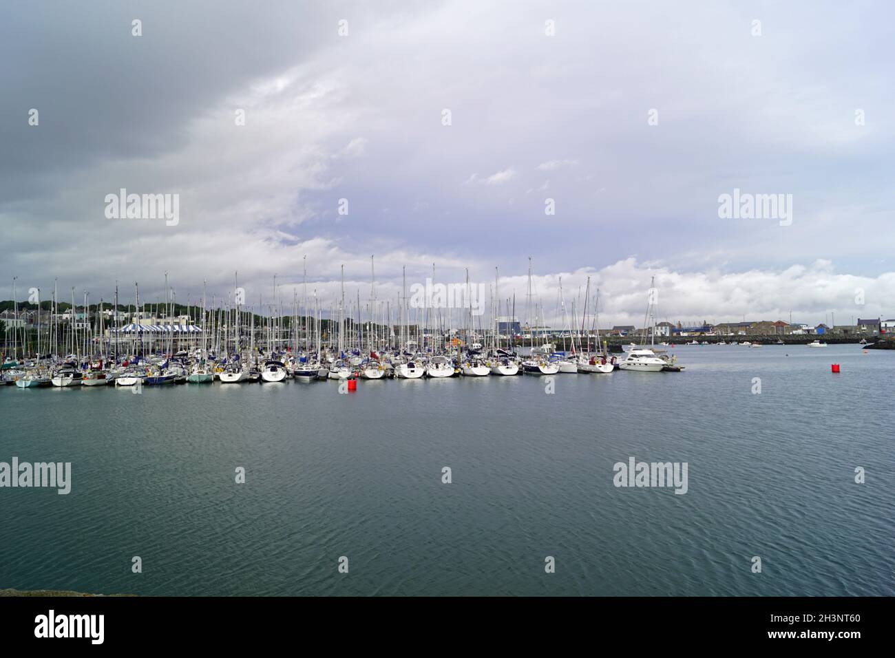 Old Howth Harbour Lighthouse Stock Photo - Alamy