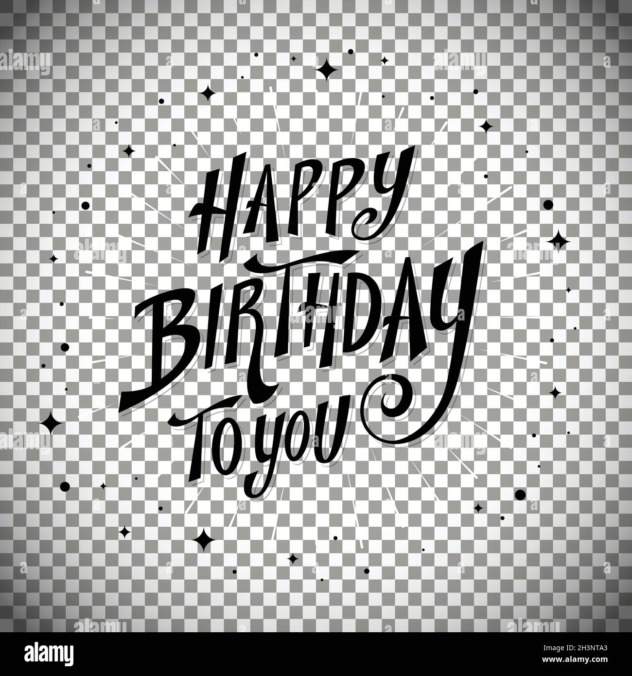 happy birthday lettering concept vector design illustration Stock Vector Image & Art - Alamy